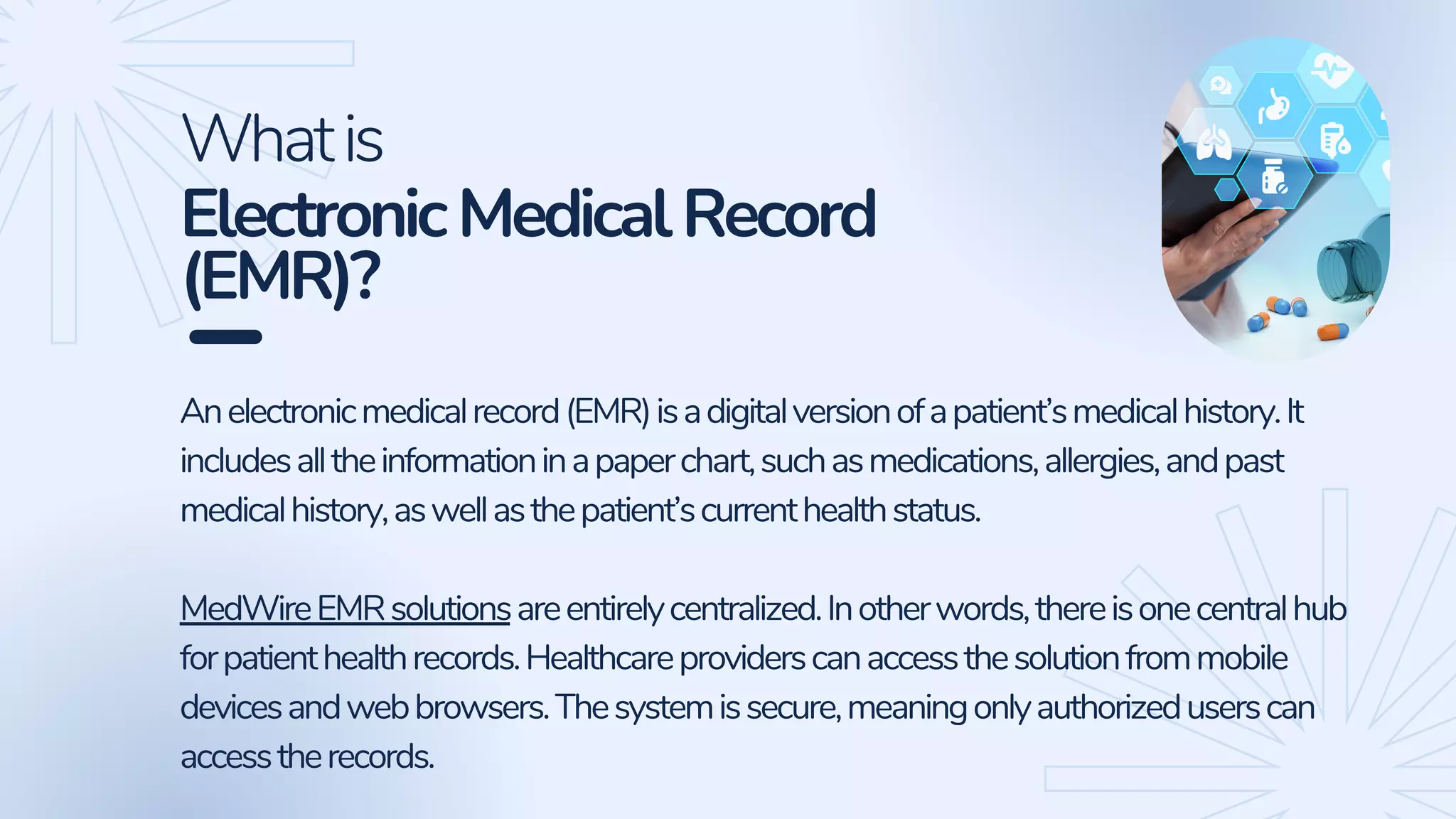 Explaining Electronic Medical Records (EMR) Software: What Is It and Its Benefits? | PDF ...