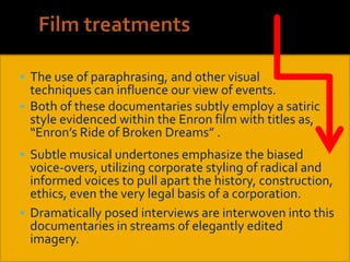 Explaining Enron | PPTX | Documentary | Genres