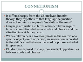 Explaining first language acquisition | PPTX