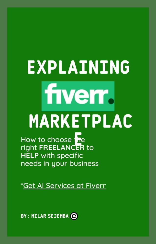 Explaining Fiverr Marketplace.pdf | Internet | Computing