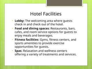 Explaining Hotel Facilities.pptx........ | PPTX