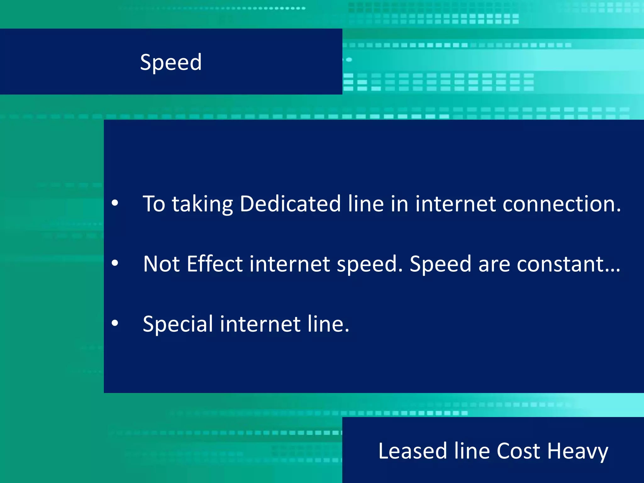 Explaining leased line vs broadband | PPTX | Internet Service Providers | Home Utilities