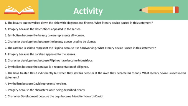 EXPLAINING LITERARY DEVICES WPS Office.pptx | Free Download