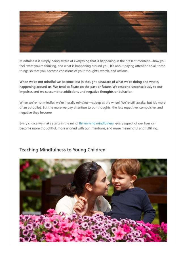 Explaining mindfulness to children 101 | PDF
