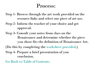 Explaining renaissance art | PPT