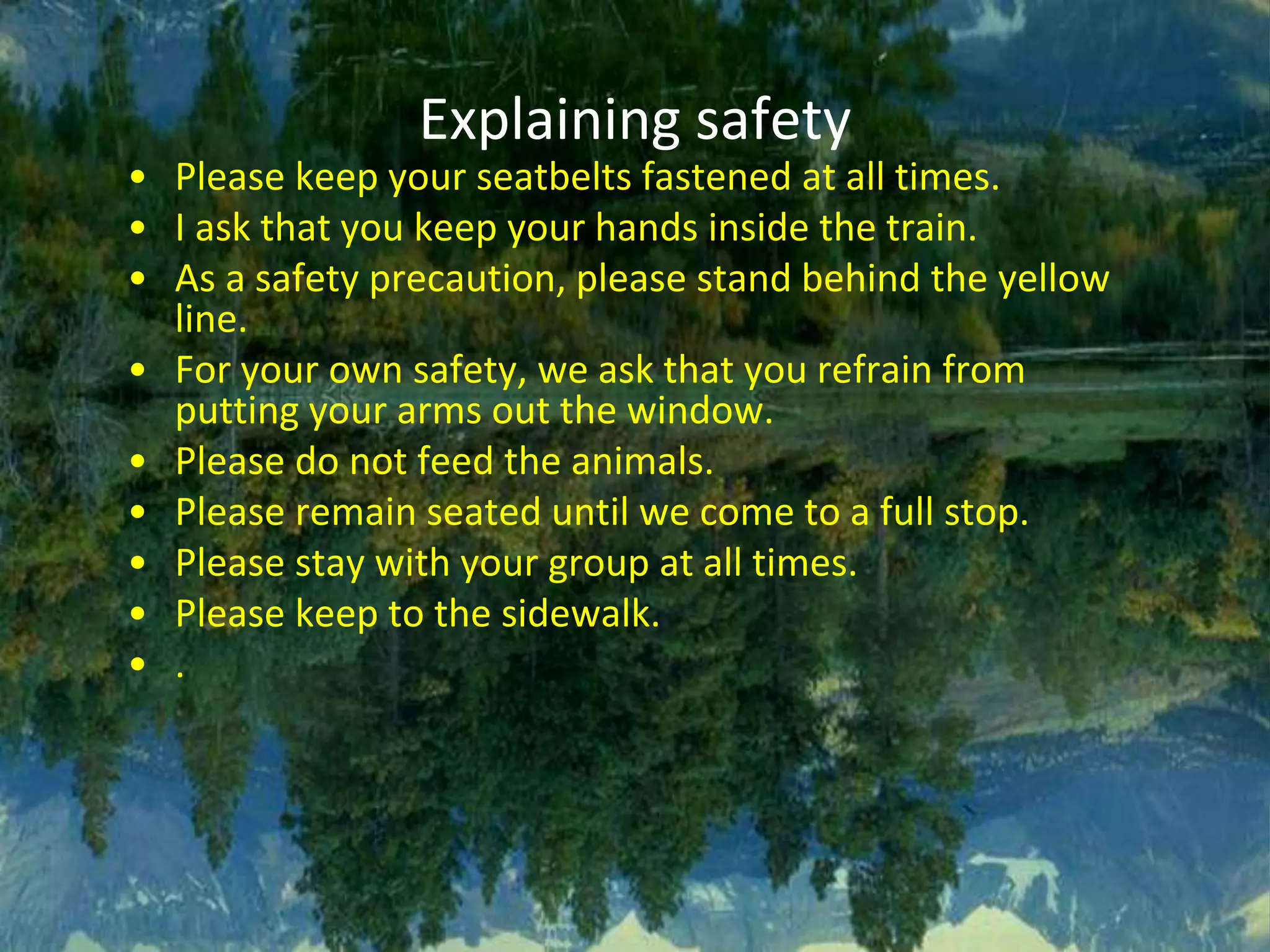 Explaining rules, safety, etiquette and custom 11 | PPTX