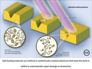 Explaining self healing material | PPT