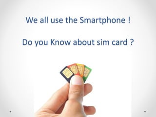 Explaining sim card explained | PPTX