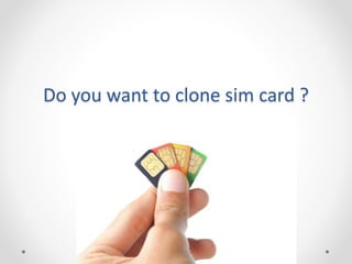 Explaining sim card explained | PPTX