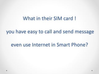 Explaining sim card explained | PPTX