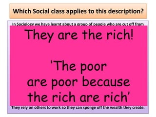 Explaining social class[1] | PPTX
