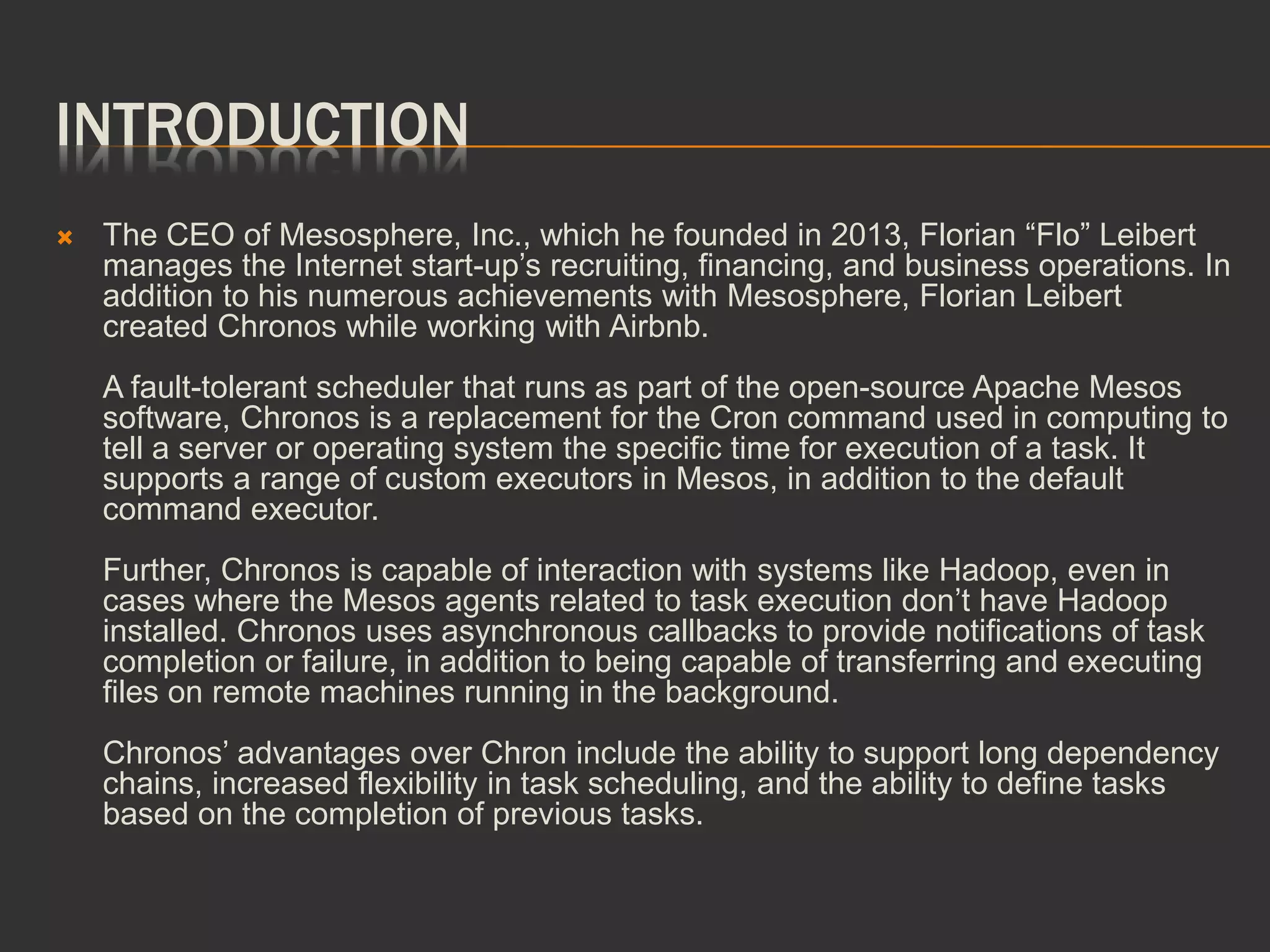 Explaining the Chronos Scheduler | PPTX