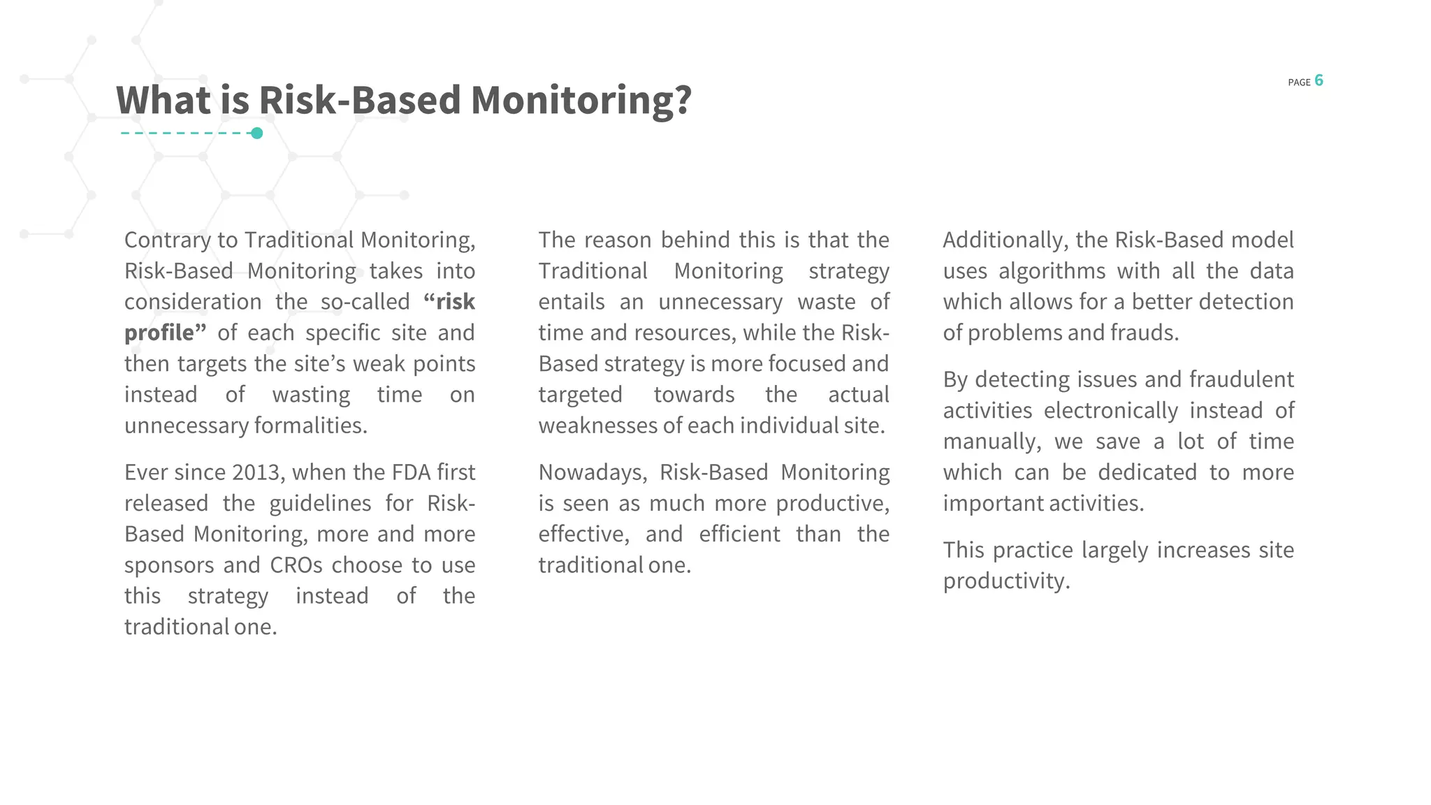 Explaining the Different Types of Routine Monitoring Visits | PPTX