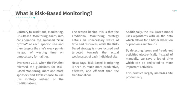 Explaining the Different Types of Routine Monitoring Visits | PPTX