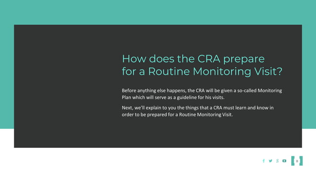 Explaining the Different Types of Routine Monitoring Visits | PPTX