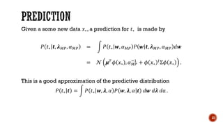 Explaining the idea behind automatic relevance determination and bayesian interpolation | PPT