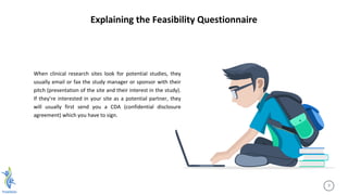 Explaining the Importance of Feasibility Questionnaires and Site ...