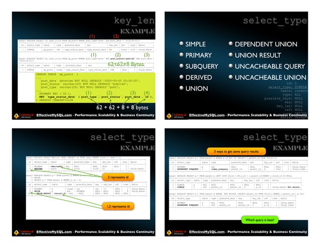 Explaining the MySQL Explain | PDF