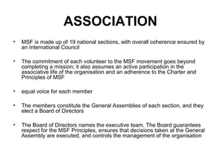 Explain MSF yourself | PPT