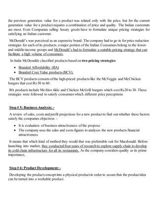 New product development process with example | DOCX