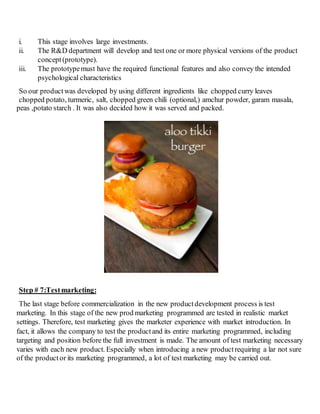New product development process with example | DOCX
