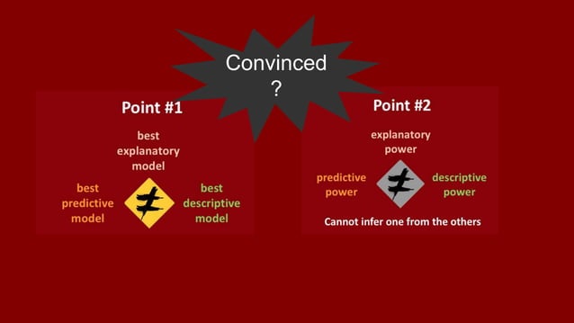 To Explain, To Predict, or To Describe? | PPT