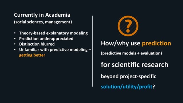 To Explain, To Predict, or To Describe? | PPT | Free Download