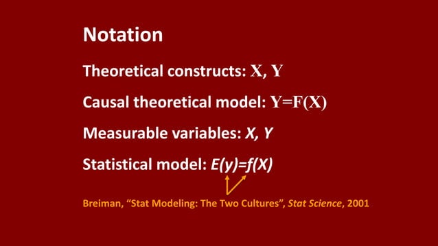 Statistical Modeling in 3D: Describing, Explaining and Predicting | PPT