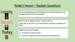 Explain questions | PPT