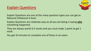Explain questions | PPT