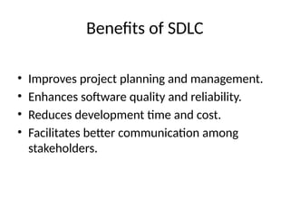 Explain Software Development Life Cycle (SDLC) model.pptx