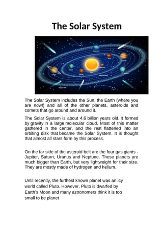 Explain solar system 3 (2) | PDF