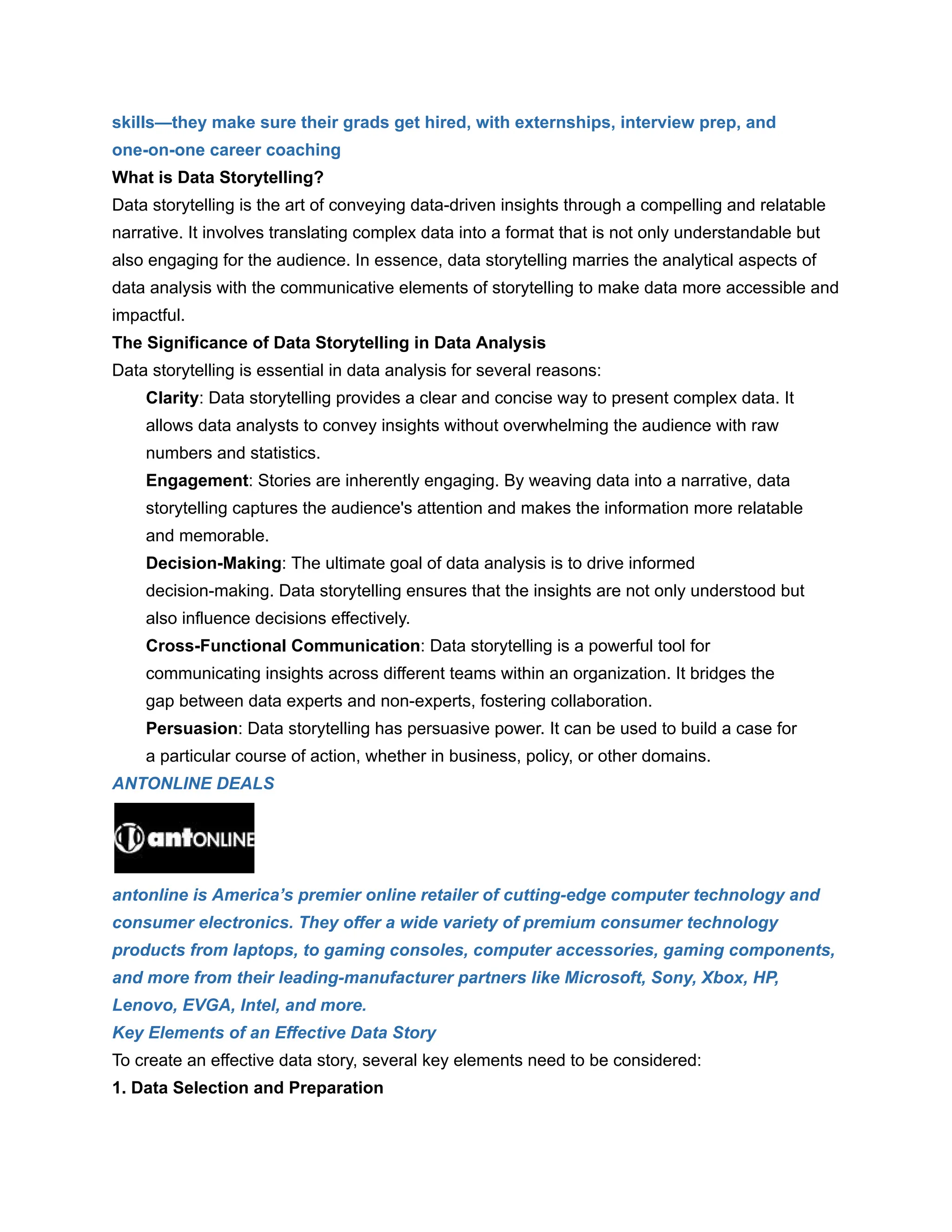 Explain the concept of data storytelling in data analysis.pdf