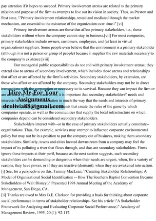 Explain the concepts of stake and stakeholder from your perspective .pdf