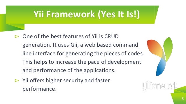 Explain the Features of Yii and Laravel Frameworks in PHP Language