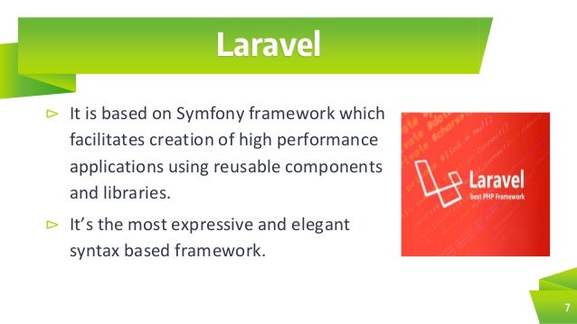 Explain the Features of Yii and Laravel Frameworks in PHP Language