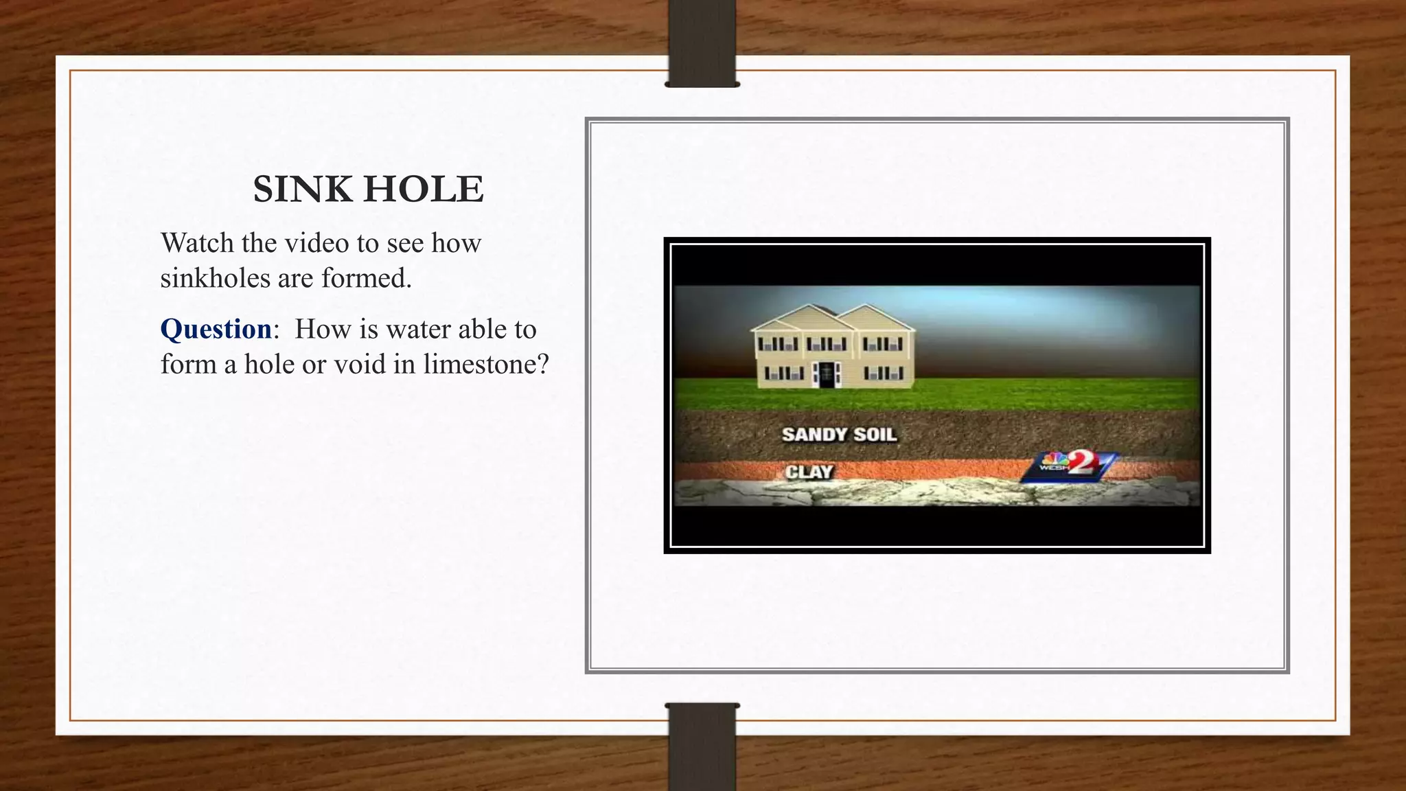 Explain the formation of limestone features | PPTX