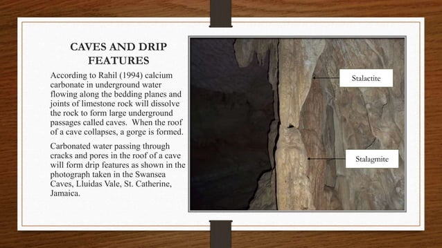 Explain the formation of limestone features | PPTX | Geography | Science