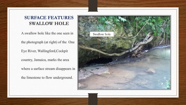Explain the formation of limestone features | PPTX | Geography | Science