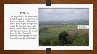 Explain the formation of limestone features | PPTX
