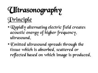 Explain the role of ultrasonography as diagnostic tool | PDF
