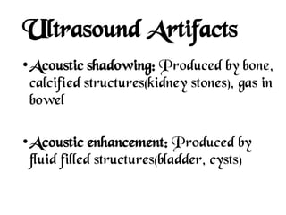 Explain the role of ultrasonography as diagnostic tool | PDF
