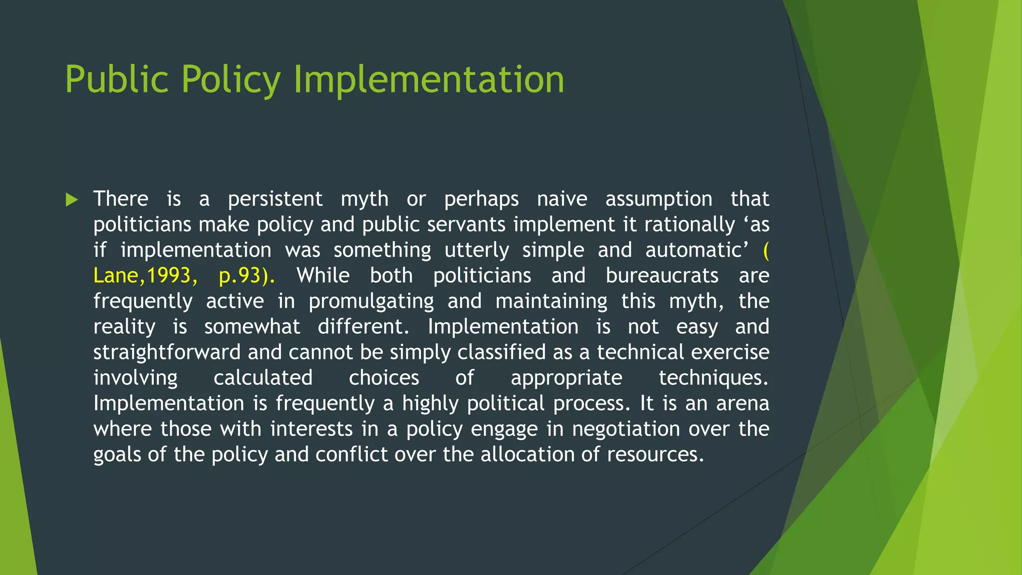 Explain the six step model for public policy by SYED SALMAN JALAL KAKA ...