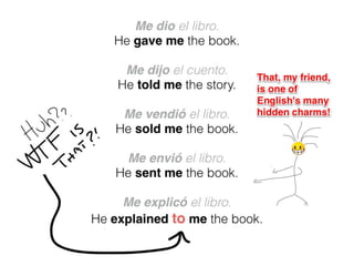 Why do we have to say explain "to"??? | PPT