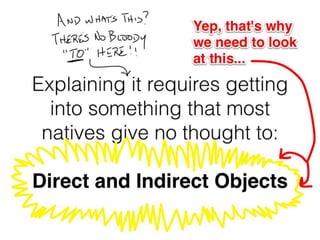 Why do we have to say explain "to"??? | PPT