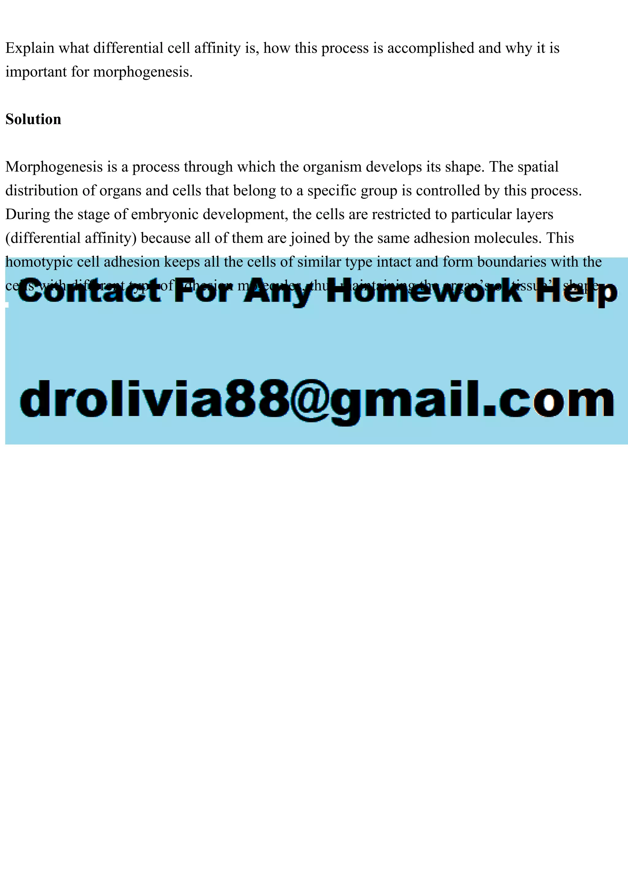 Explain what differential cell affinity is, how this process is acco.pdf