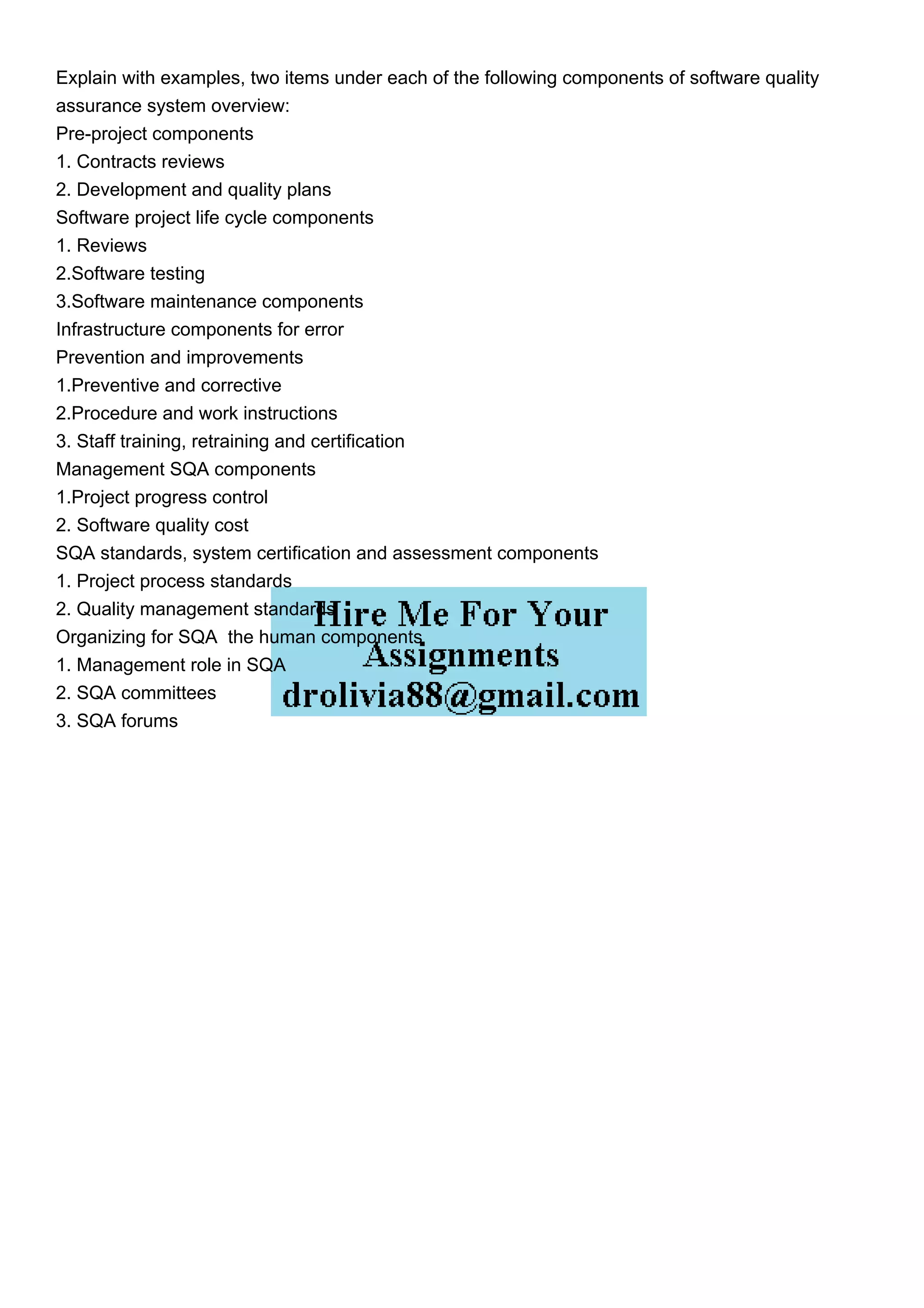 Explain with examples two items under each of the following.pdf