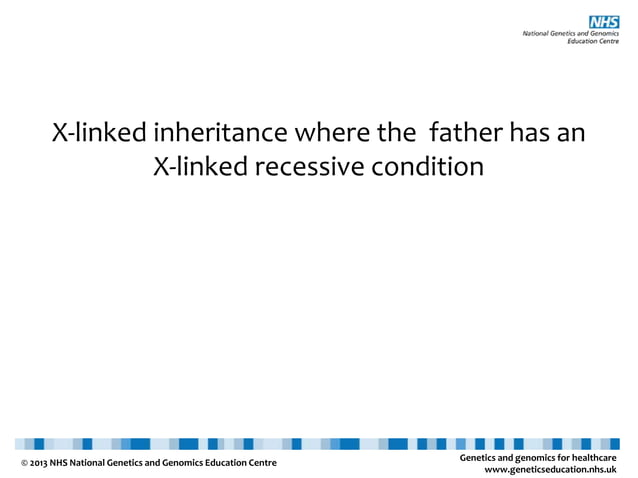 Explanation of X-Linked inheritance | PPTX | Infertility | Reproductive ...