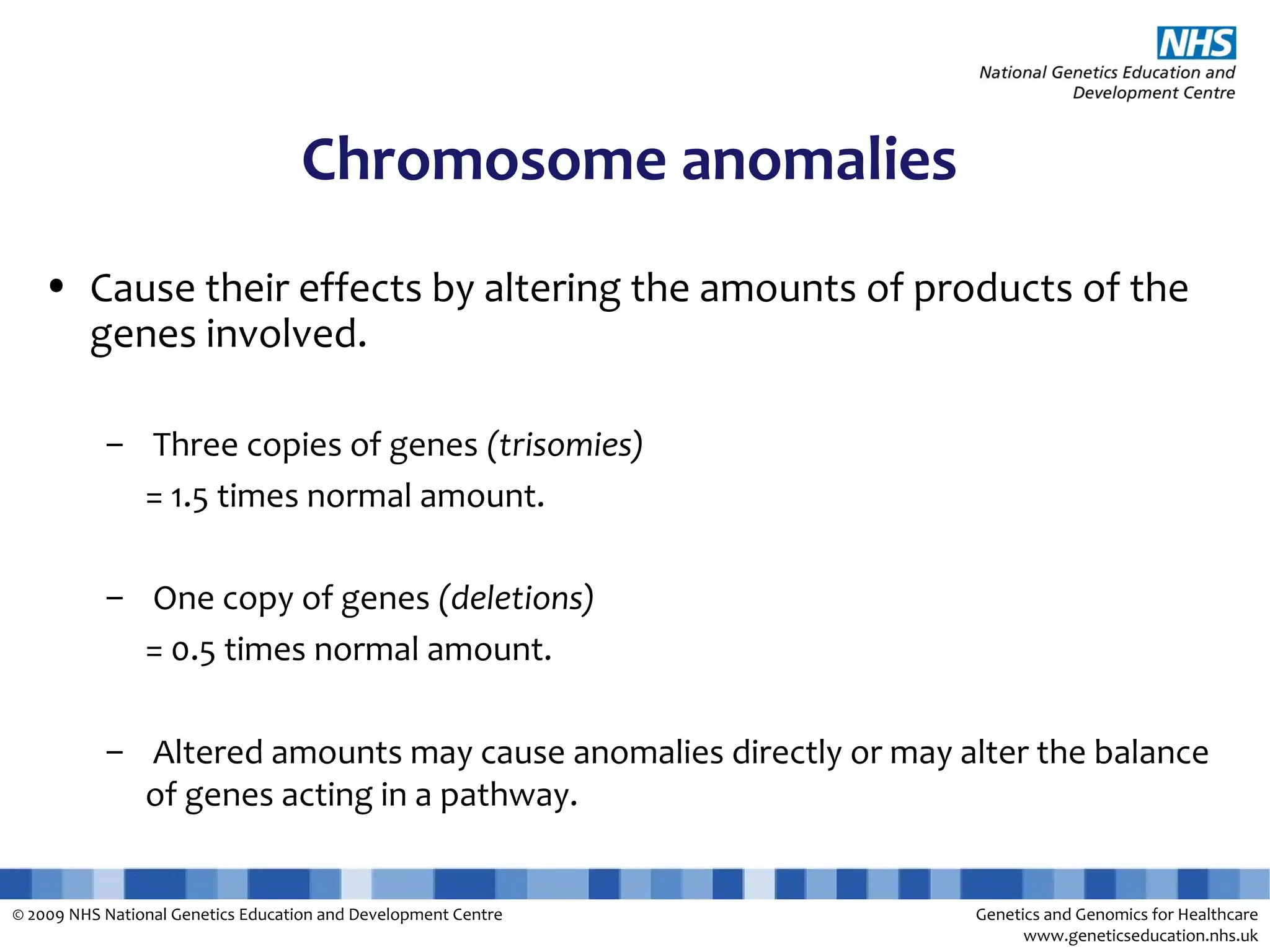 Explanation slides - Chromosomes | PPT