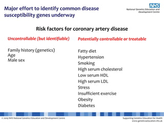 Explanation slides Multifactorial conditions | PPT